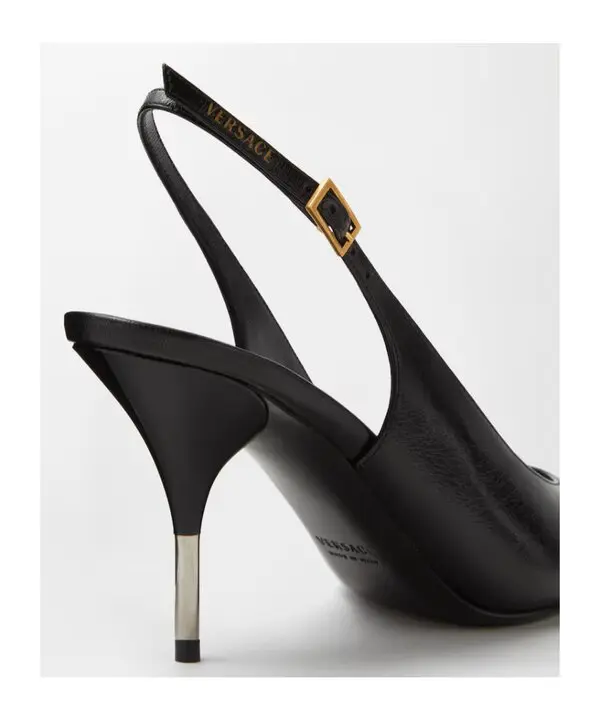 Versace Pointed Slingback Pumps