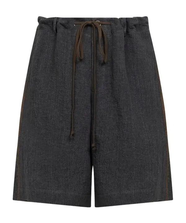UMA WANG Bermuda Shorts - Dark Gray