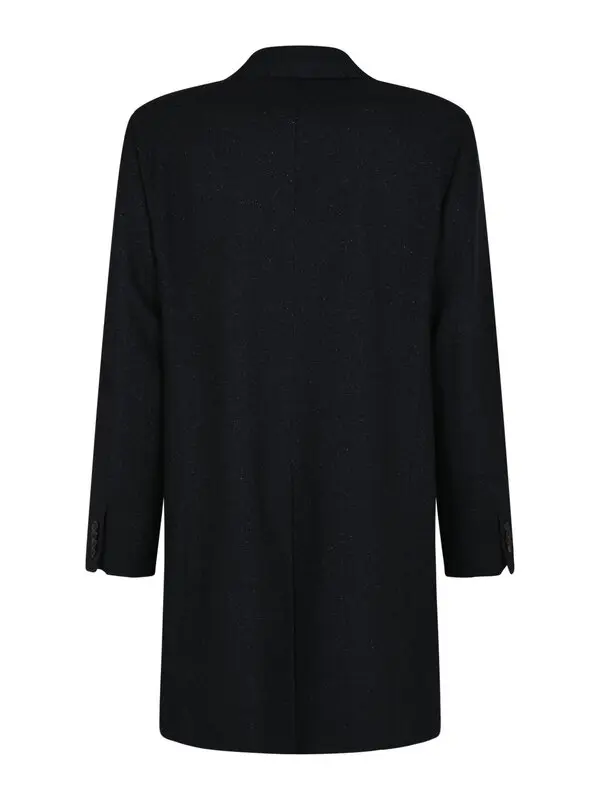 Canali Long-sleeved Collared Coat