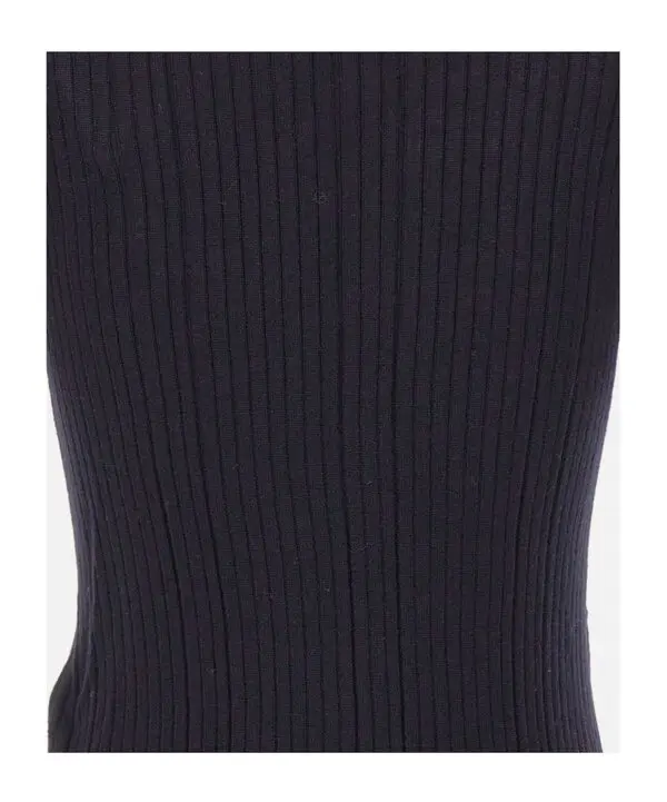 Liu Jo Cut-out Ribbed-knit T-shirt