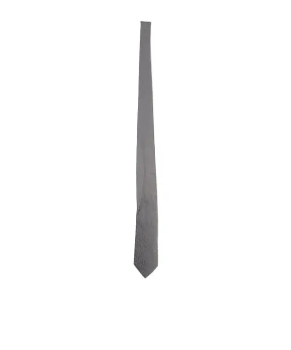 Giorgio Armani Monogram Silk Tie - Grey
