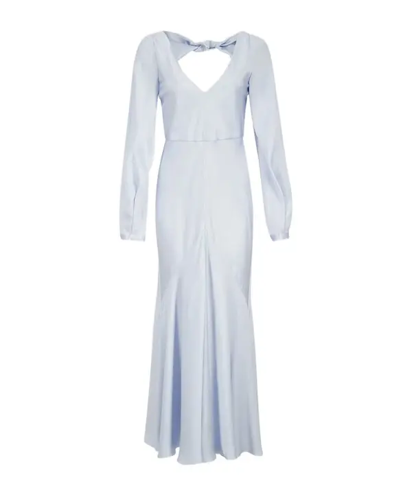 Gabriela Hearst Peyton Maxi Dress - Blue