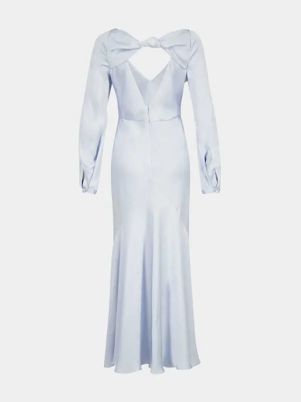 Gabriela Hearst Peyton Maxi Dress - Blue