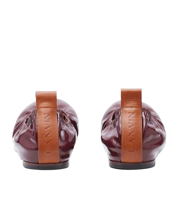 LANVIN Patent Leather Ballet Flats