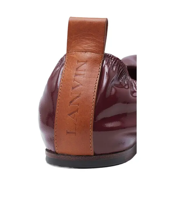 LANVIN Patent Leather Ballet Flats