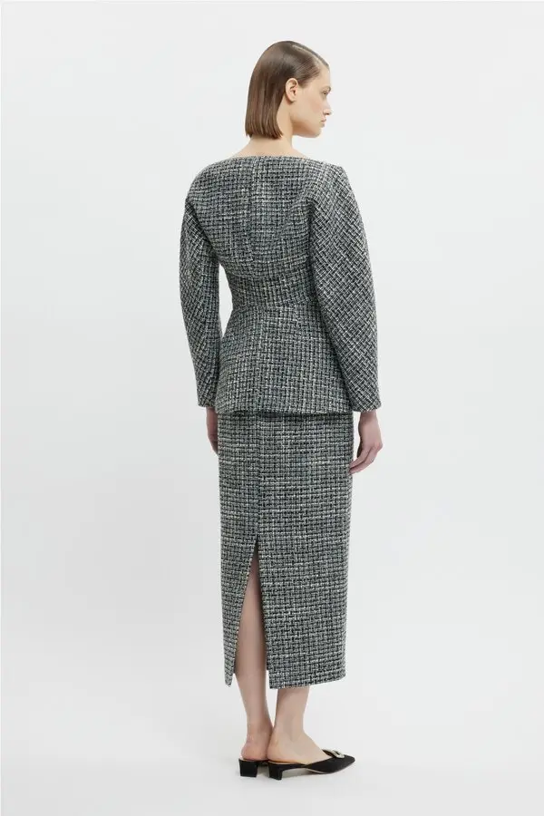 EMILIA WICKSTEAD Holden Top In Boucle Tweed