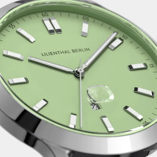 Lilienthal Berlin Huxley Ii Stainless Steel Mesh Watch