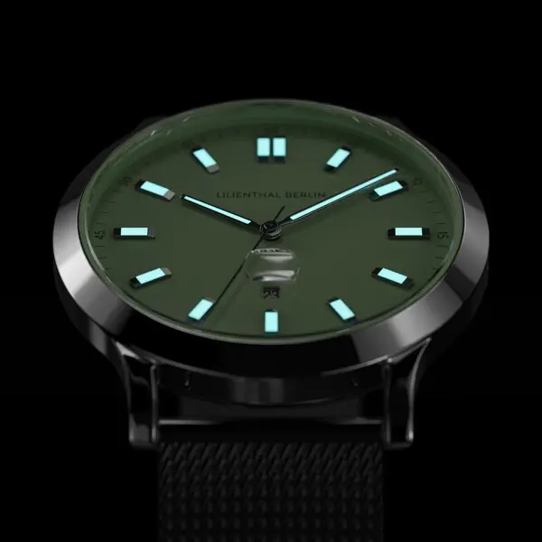 Lilienthal Berlin Huxley Ii Stainless Steel Mesh Watch