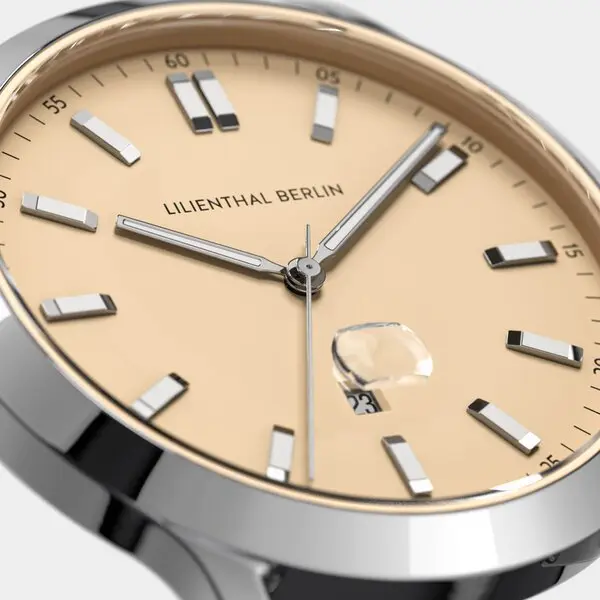 Lilienthal Berlin Huxley Ii Stainless Steel Watch - Beige