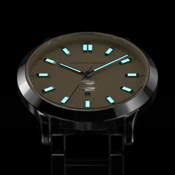 Lilienthal Berlin Huxley Ii Stainless Steel Watch - Beige