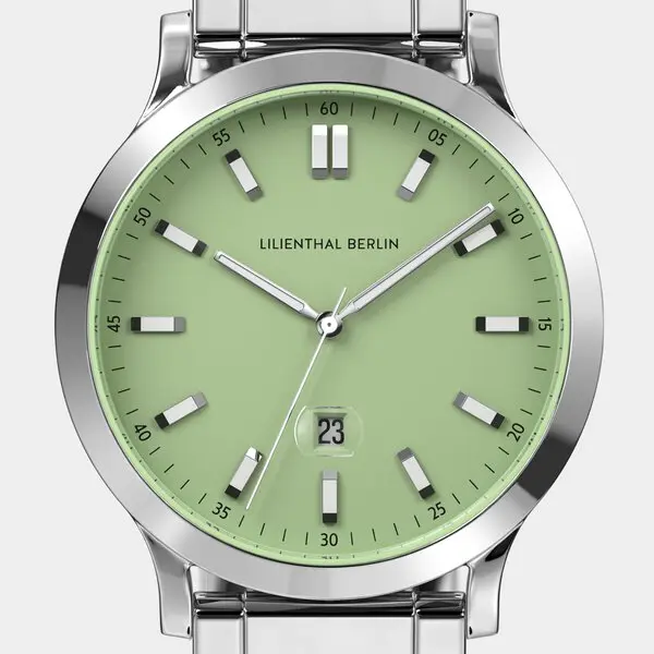 Lilienthal Berlin Huxley Ii Stainless Steel Watch - Green