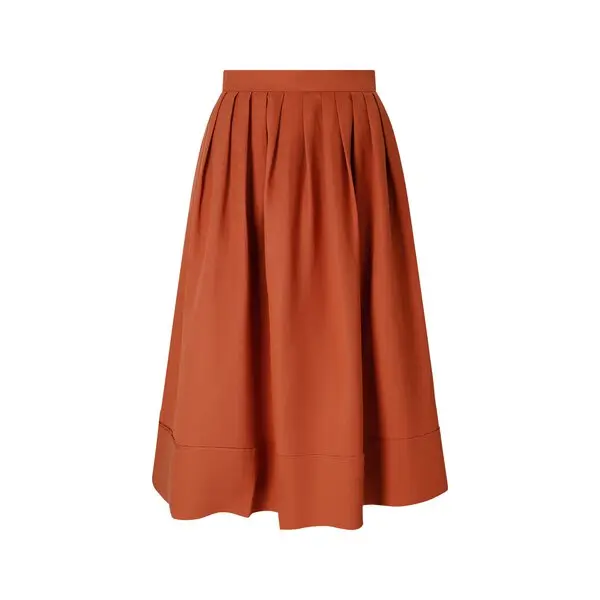 BALTÉR Palma Terre Cotta Midi Skirt