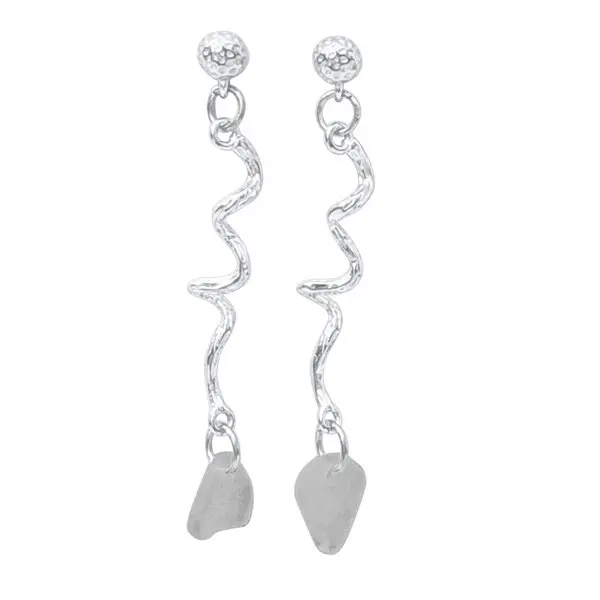 GLASSTYK Skum Swirl Earrings