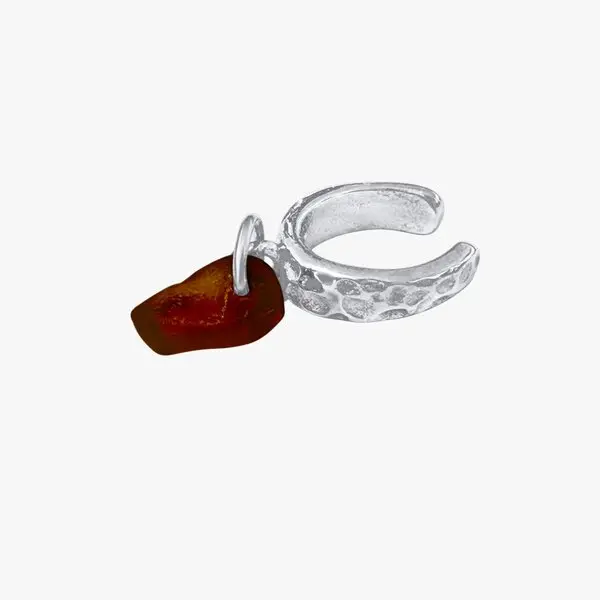 GLASSTYK Kokosskær Ear Cuff Steel