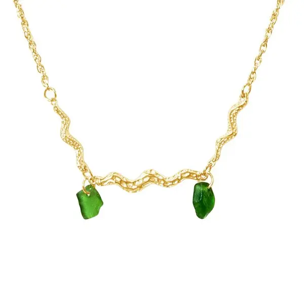GLASSTYK Palmebølge Necklace