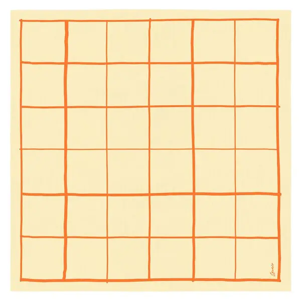 SQUAÏR Atelier Tailor's Chalk Cotton Bandana - Yellow