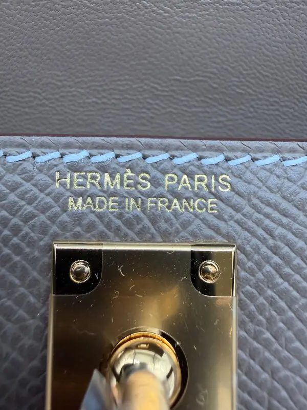 Hermès Mini Kelly Etoupe Epsom Gold Hardware