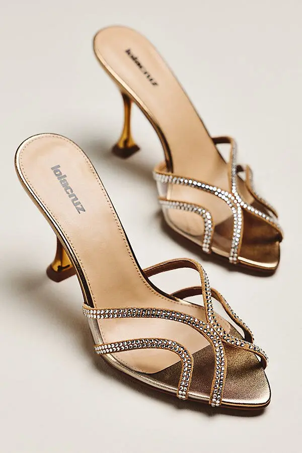Lola Cruz Rhestone Heels