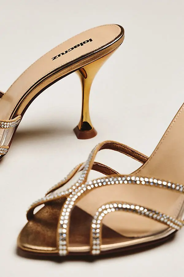 Lola Cruz Rhestone Heels