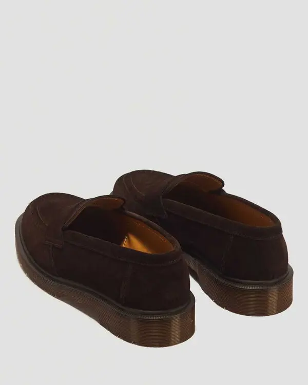 Dr. Martens Delapre Penny Loafer Repello Calf Suede - Brown