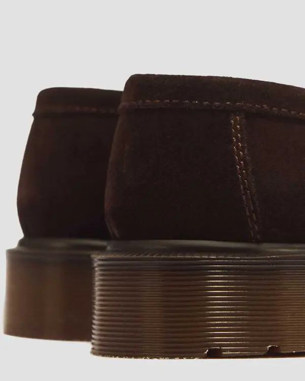 Dr. Martens Delapre Penny Loafer Repello Calf Suede - Brown