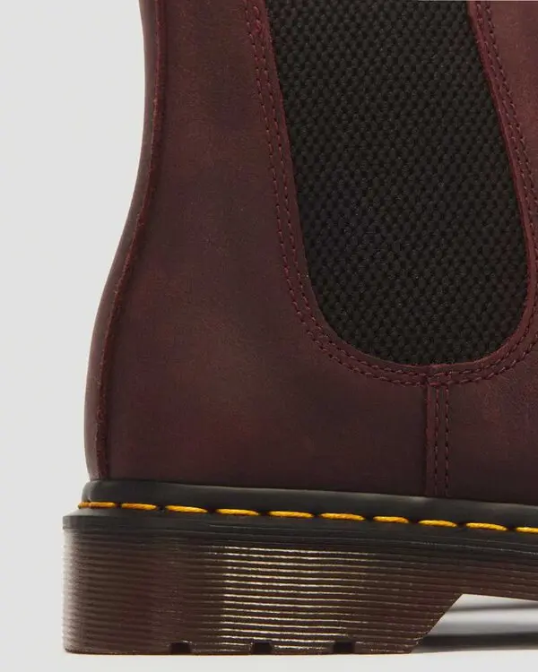 Dr. Martens 2976 Crazy Horse Chelsea Boots - Red