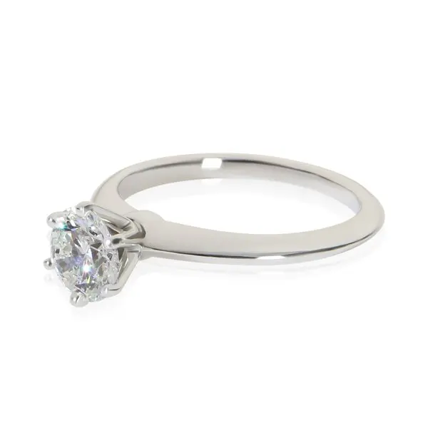 Tiffany & Co. 0.96 Ct Round Brilliant Diamond Engagement Ring