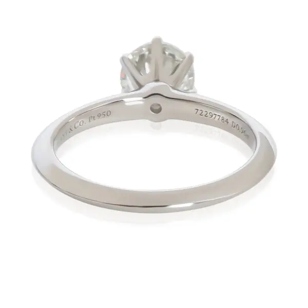 Tiffany & Co. 0.96 Ct Round Brilliant Diamond Engagement Ring