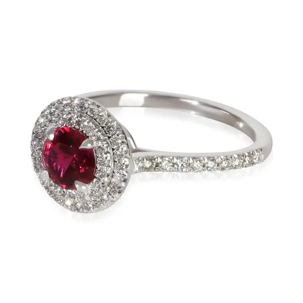 Tiffany & Co. Ruby And Diamond Soleste Ring