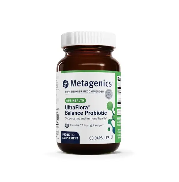 METAGENICS Ultraflora Balance Probiotic Shelf-stable Daily Gut Health Supplement For Digestive And Immune Support - No Color