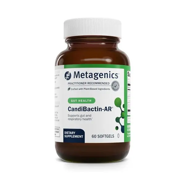 METAGENICS Candibactin Ar Oregano And Thyme Essential Oils With Sage And Lemon Balm Supports Digestive Health - No Color