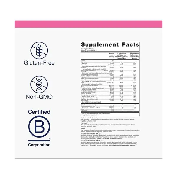 METAGENICS Plusone Daily Prenatal Packs