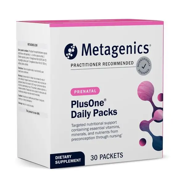 METAGENICS Plusone Daily Prenatal Packs - No Color