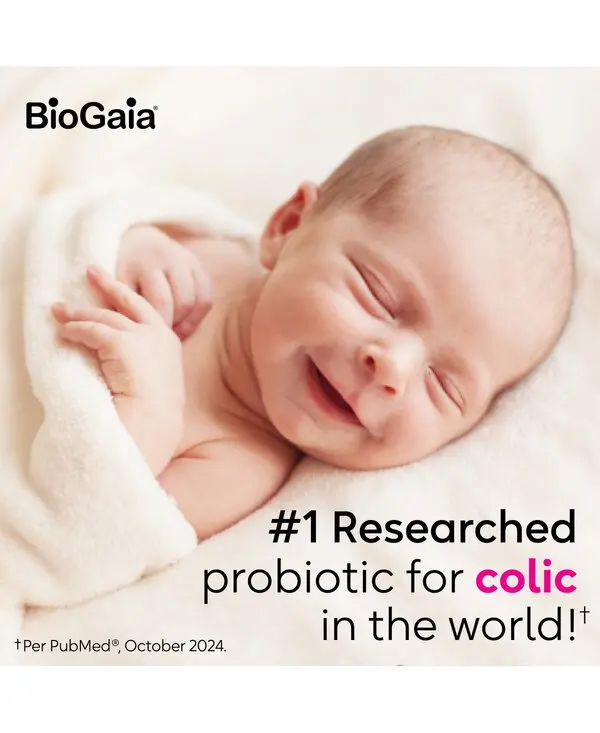 BIOGAIA Baby Probiotic Drops + Vitamin D | Ease Crying