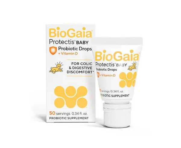 BIOGAIA Baby Probiotic Drops + Vitamin D | Ease Crying - No Color