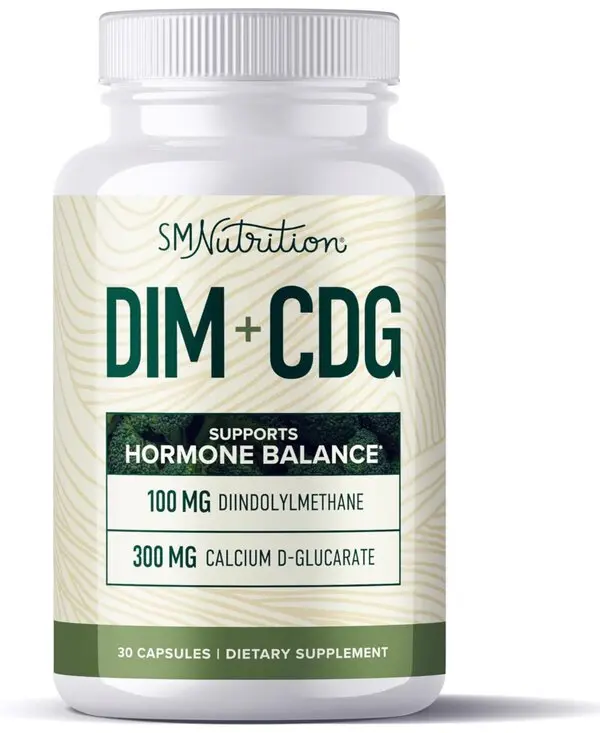 SMNUTRITION Dim Plus Calcium D Glucarate Capsules - No Color