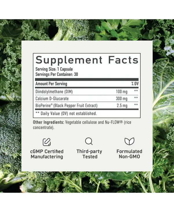 SMNUTRITION Dim Plus Calcium D Glucarate Capsules