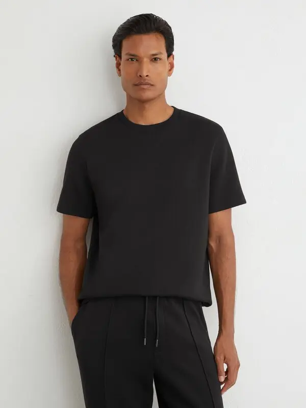 REISS Barton Premium Interlock Modern-fit T-shirt