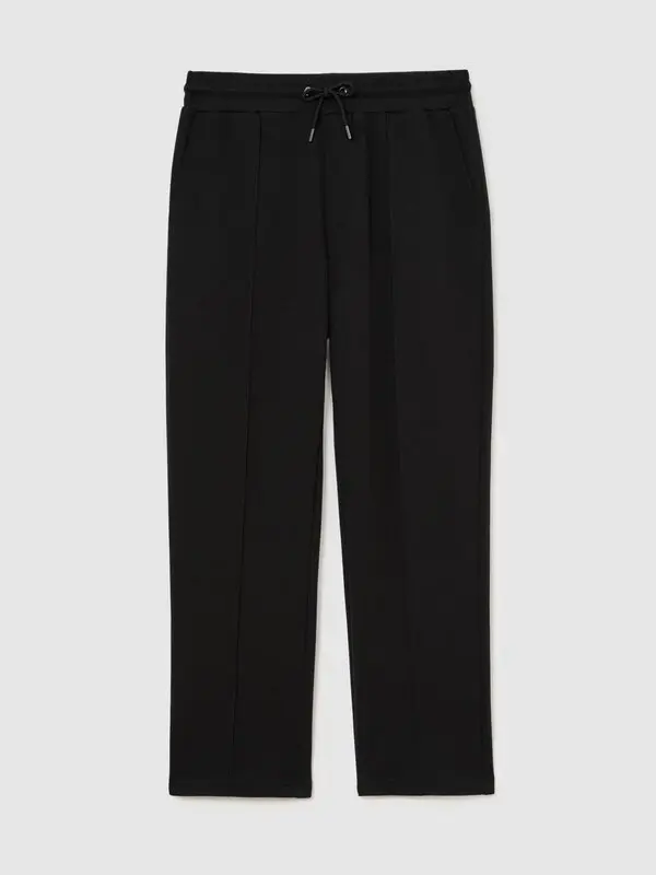 REISS Form Premium Interlock Straight-leg Joggers