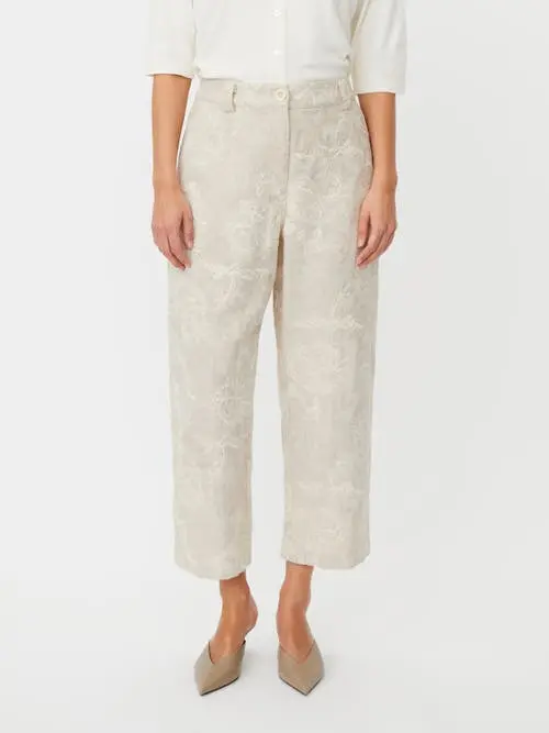 MASAI COPENHAGEN Embroidered Cropped Trousers