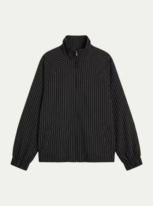 Nasty Gal Funnel Neck Track Jacket Co-ord - Black