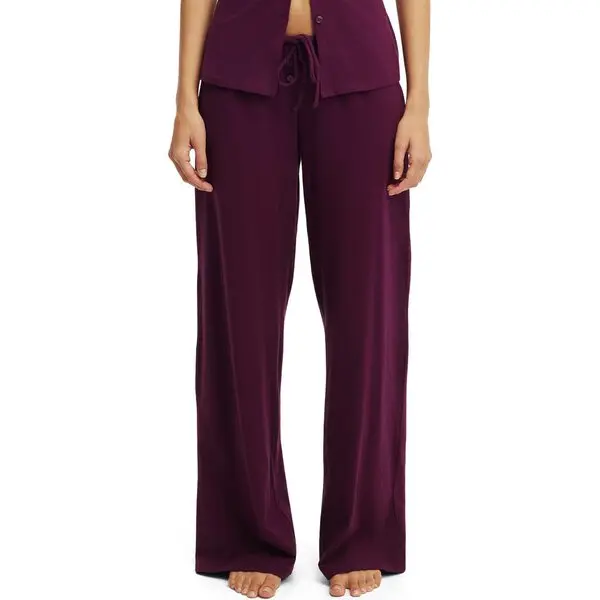 Cotton:on Dreamy Soft Wide Leg Pant - Blackcurrant
