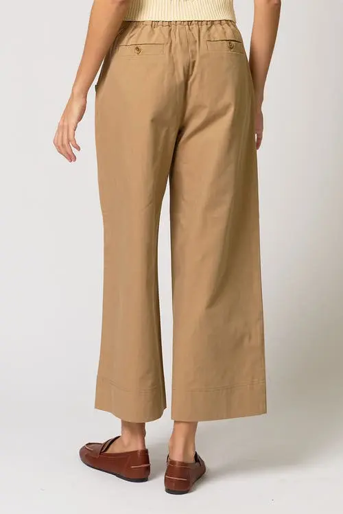 Central Park West Dean Straight Leg Button Pant