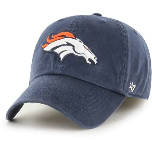 '47 Denver Broncos Franchise Logo Fitted Hat - Navy