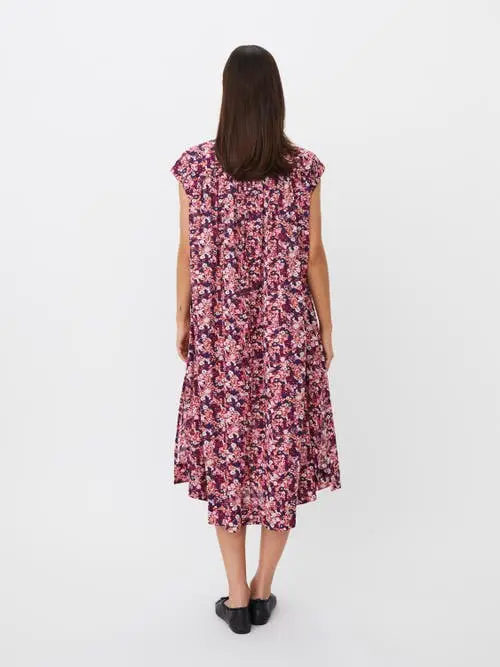 MASAI COPENHAGEN Floral Draped Shirt Dress