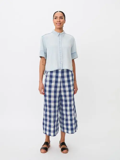 MASAI COPENHAGEN Maportia Checked Wide Leg Trouser