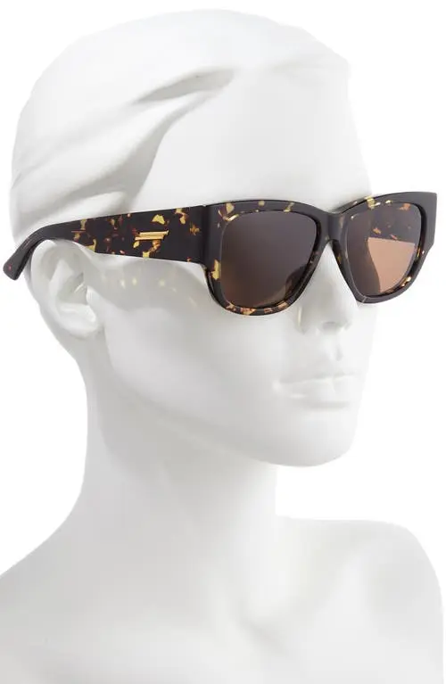 Bottega Veneta 55mm Cateye Sunglasses