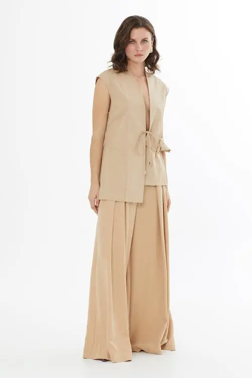 GIZIA Buckle Detail Vest