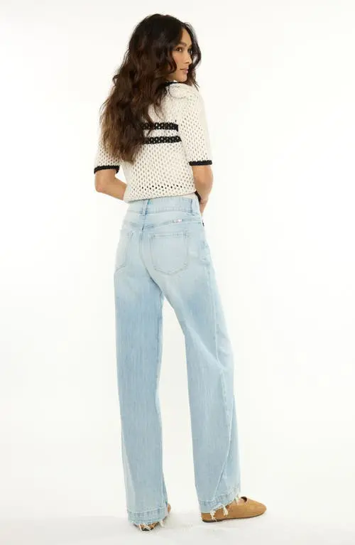 KANCAN ESSENTIALS Beth Essentials High Rise Wide Flare Jeans