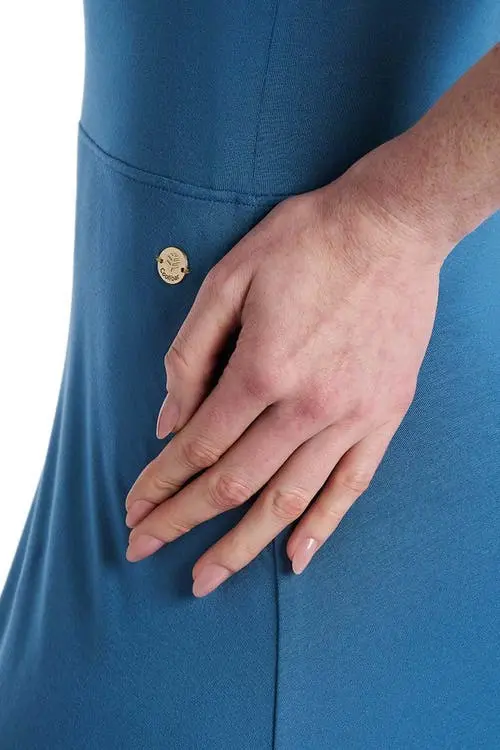 Coolibar Fabyan Maxi Skirt - Blue Dusk